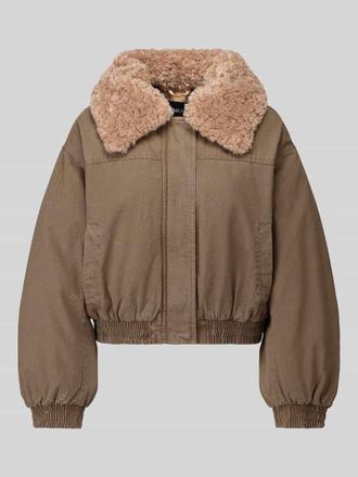 Only Bomberjacke mit Teddykragen
