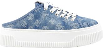 Guess Femme, Chaussures, Bleu, Taille: 36 EU Nudge Denim Baskets