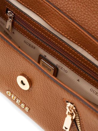 Guess Womens Crossbody Bag Caramel Polyurethane - Crossbody-Bags