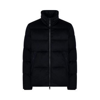 Duno Kurzer Wollparka mit hohem Kragen - - Jackets - Herren - Schwarzk - M