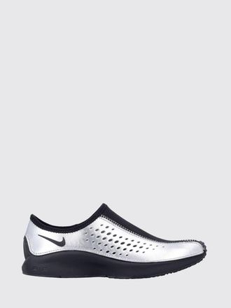 Nike Slip-On-Sneakers Air Superfly Moc aus silbernem laminiertem Leder