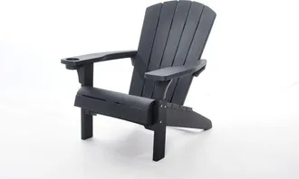 Keter Alpine Adirondack Gartenstuhl - 81x80x96,5cm - Anthrazit - Keter