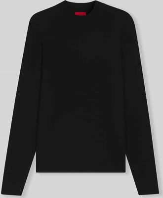 HUGO BOSS Regular Fit Pullover aus Viskose-Mix Modell San Marc-CV