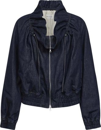 Dries Van Noten Femme, Vestes, Bleu, Taille: 38 FR Voly Denim Jacket