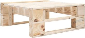 vidaXL Repose-pied palette de jardin bois Vidaxl