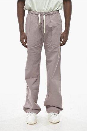 Palm Angels Cotton Pants TRAVEL With Drawstring Waist size 46