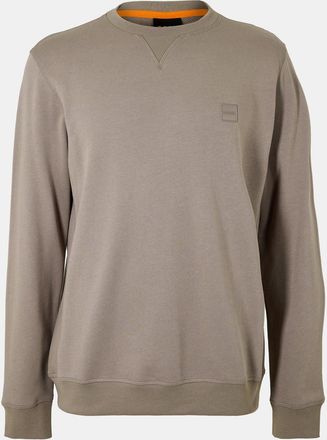 HUGO BOSS Westart Sweatshirt f&uuml;r Herren, Rundhalsausschnitt, Premium-Baumwolle (Khakigr&uuml;n)