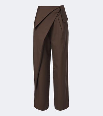 Loewe Weite Hose aus Wolle