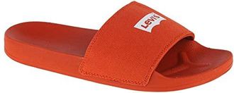 Levi's Homme June Batwing Sandals, Brick Red, 42 EU