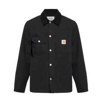 Carhartt Work in Progress Denimjacke mit Logo - - Jackets - Herren - Schwarzk - 2XL