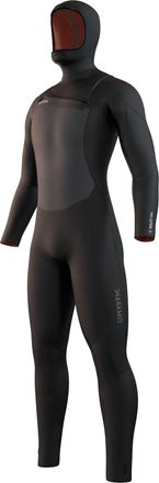 Mystic Voltt Hooded 6/4/3mm Front-Zip Fullsuit Wetsuit 2022 - Black 220000 L