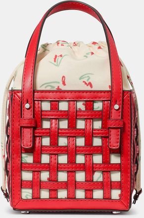 Kate Spade New York Kate Spade The Basket Geflochtene Tasche f&uuml;r Frauen in Erbst&uuml;ck Tomate