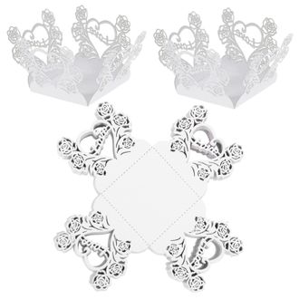 Cabilock 50 St&uuml;ck Schokoladentablett Eisbeh&auml;lter Schnapsbecher mit Deckel Liner Zinn hochzeitseinladung hochzeiteinladungsksrten kleine Schokobecher dekorative