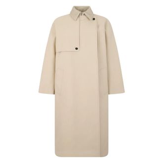 Bottega Veneta Langer Mantel - - Coats - Damen - Beige - XS