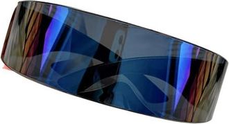 Generic Lunettes de soleil futuristes - Lunettes de soleil futuristes, lunettes de soleil à la mode pour femmes, Cyclops Cyber Parasole, Colorful2, riferiment