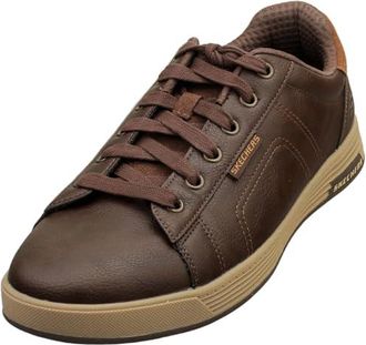 Skechers Cavell Hensley Baskets pour Homme, Chocolat, 45 EU