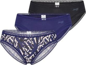 sloggi GO Crush Mini C3P Femme, Blue - Dark Combination, XS