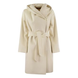 Max Mara Femme, Manteaux, Blanc, Taille: 38 FR Newmang Coat