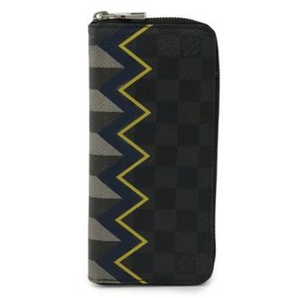 Louis Vuitton Pre-owned Karakoram Damier Graphite Lange Rei&szlig;verschluss Geldb&ouml;rse - - Pre-owned - Herren - Schwarzk - ONE SIZE