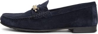 Tommy Hilfiger Suede Chain Penny Loafers