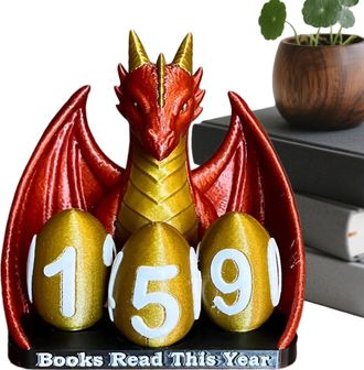 Generic Z&auml;hler f&uuml;r B&uuml;cher, die dieses Jahr gelesen wurden - Z&auml;hler f&uuml;r B&uuml;cher, die dieses Jahr gelesen wurden, Lese-Tracker-Schild, Heimbibliotheksdekoration,