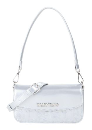 Valentino Geranium Flap Bag Argento