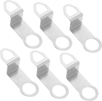 Lurrose 6stücke Metalluhrenhaken Für Wanduhr Aufhängung Ersatzteil Mit Uhrwerkhalterungen Für Einfache Installation Und Passform