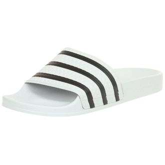 adidas Originals adidas Unisex-Erwachsene Originals ADILETTE Bade Sandalen - Weiß (Weiß Core Schwarz Weiß),EU 51