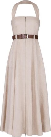 Nicholas robe Anastasia &agrave; coupe mi-longue - Tons neutres