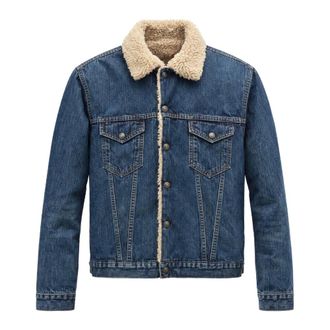 Polo Ralph Lauren Veste en jean Winter Seas - Homme - Vestes - Bleu - Taille: S
