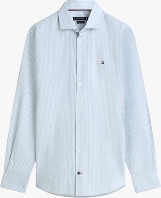 Tommy Hilfiger Chemise manches longues &agrave; motif en coton