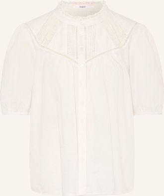 BA&SH Ba&Sh Bluse Nella Mit Spitze weiss