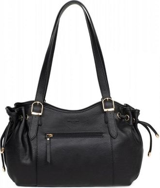 Pellet Sac port&eacute; &eacute;paule Toscane Ref 57680 noir 38*14*22