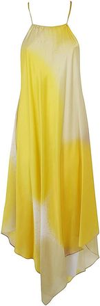 Gianluca Capannolo Knielanges Kleid - Orange