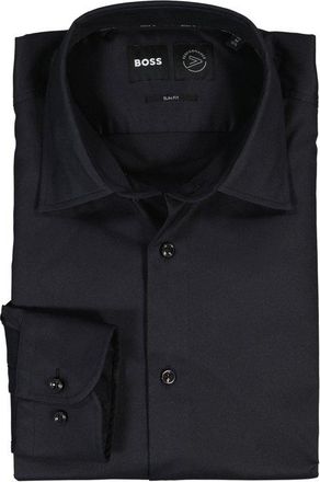 HUGO BOSS Herren Hemd schwarz