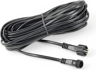 Konstsmide Amalfi Verl&auml;ngrungskabel 10 m, Kunststoff, Schwarz