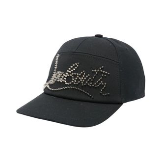 Christian Louboutin unisex, Accessoires, Noir, Taille: L Loubishow Baseball Cap