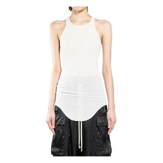 Rick Owens &Auml;rmellose Oberteile - - Tops - Damen - Wei&szlig; - M