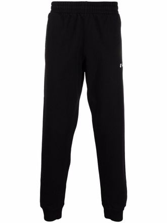 Off-white pantalon de jogging &agrave; logo imprim&eacute; - Noir