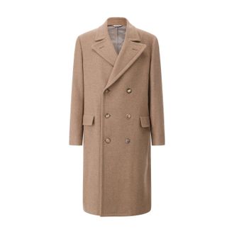 Boglioli Mantel aus Woll-Kaschmir-Mix