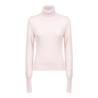 Maison Margiela Wei&szlig;er Pullover mit offenem R&uuml;cken - - Knitwear - Damen - Rosa - XS