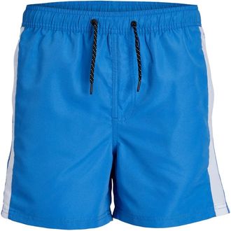 Jack & Jones Mens JPSTFIJI JJSWIM Tape Badeshorts, Super Sonic, L