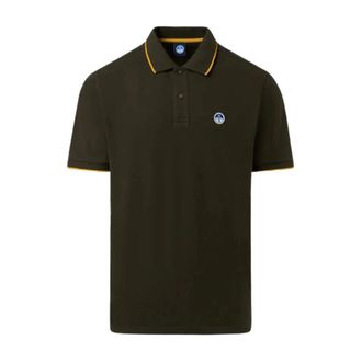 North Sails Polo-Shirt mit Logo-Kragen - - Tops - Herren - Gr&uuml;n - XL