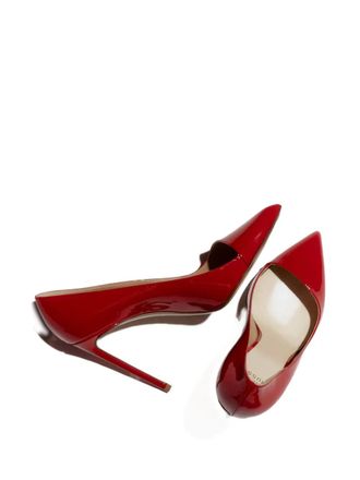 Francesco Russo Pumps mit spitzer Kappe - Rot