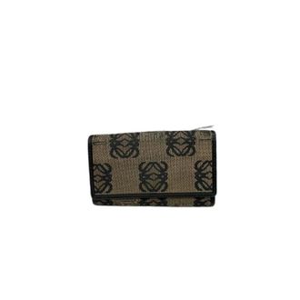 Loewe Porte-cl&eacute;s en cuir Pre-owned - Femme - Pre-owned - Brun - Taille: ONE Size