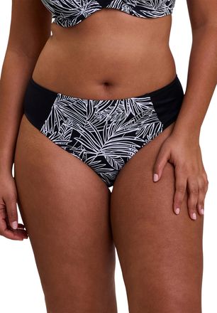 Sans Complexe Damen Seychelles Bikini Bottoms, Graphic Palm Tree Print, 40-42 EU
