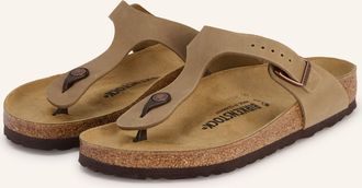 Birkenstock Zehentrenner Gizeh Leather Oiled braun
