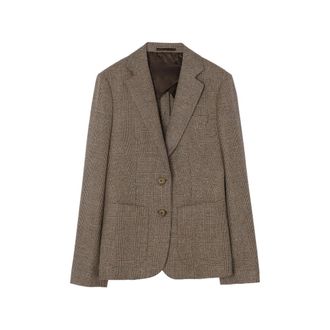 Burberry Prince Of Wales Checked Blazer