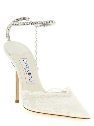 Jimmy Choo London Saeda Pumps - Ivory