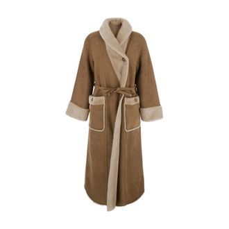 Urban Code Merino Swingcoat - - Coats - Damen - Braun - XS
